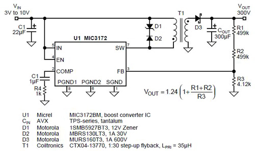 DC/DCコンバータトポロジーと高昇圧比を得るための手法 | DigiKey