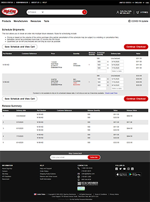 Digi-Key Expands Online Scheduling in US Market | DigiKey
