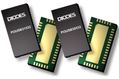 PI3USB30532/PI3USB31532 Crossbar Switches - Diodes | DigiKey