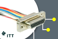 MDM Series Micro-D Connectors - ITT Cannon | DigiKey