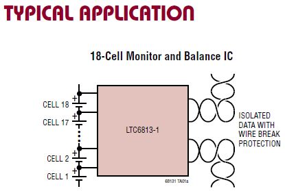 LTC6813 Multicell Battery Monitor - Analog Devices | DigiKey
