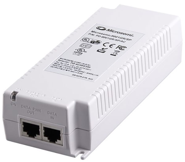 PD-9001GR 千兆中跨 PoE 供电器 -Microchip | DigiKey
