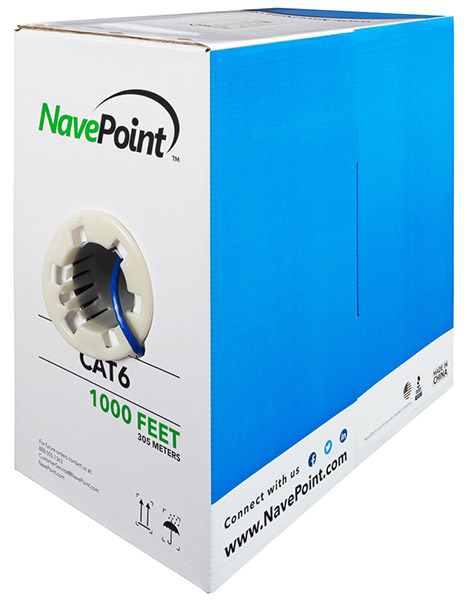 CAT6 Bulk Network Ethernet Cable - NavePoint | DigiKey