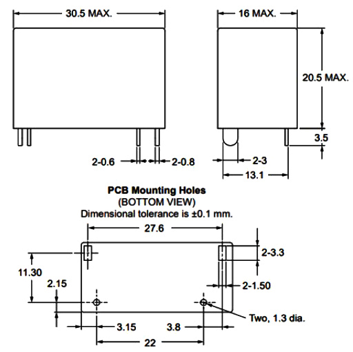 G6QG-1A PCB Power Relays - Omron | DigiKey
