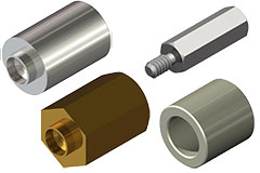 NAS Spacers/Standoffs/Swage Standoffs - RAF | DigiKey