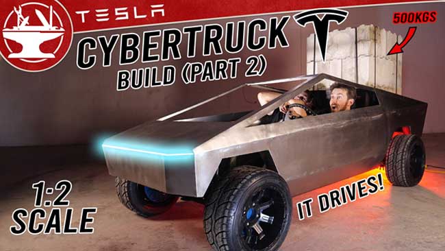 The Hacksmith: Half Scale Cyber Truck