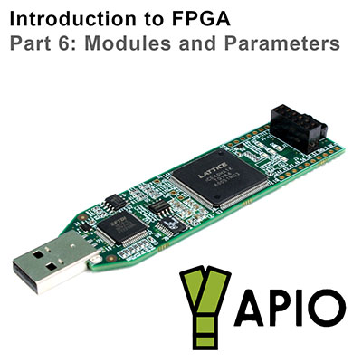 How to create modules and use parameters in Verilog