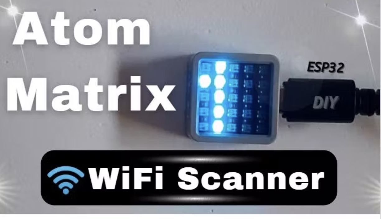 Wifi Scanner ATOM Matrix ESP32