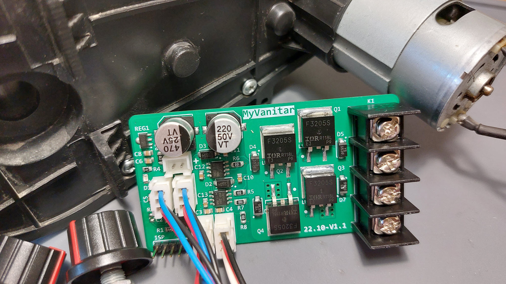 h bridge dc motor driver using arduino and attiny13