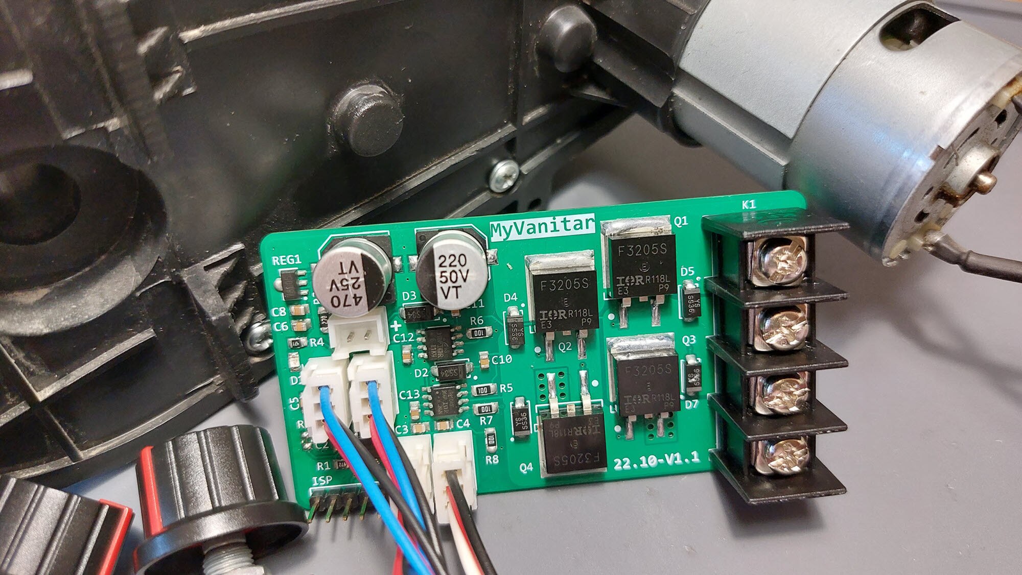 h bridge dc motor driver using arduino and attiny13