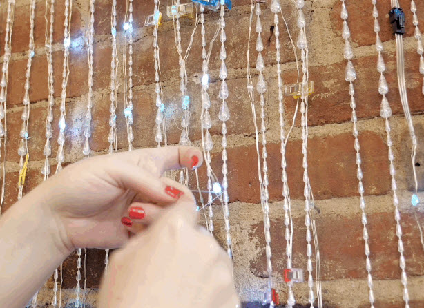 Create a Custom DiY LED Beaded Curtain