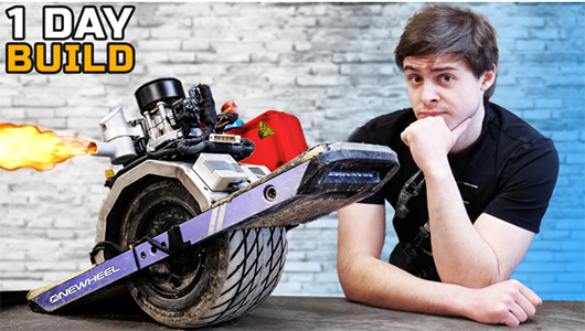 Hacksmith Industries: Gas-powered One Wheel or Rad Roach