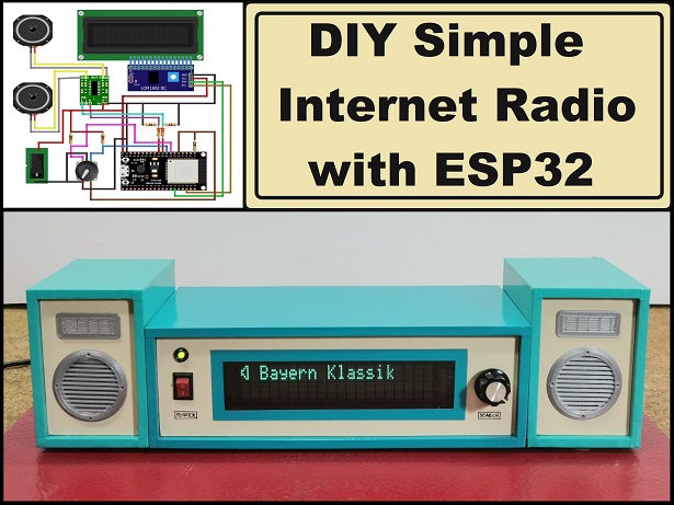 Simple ESP32 Internet radio on VFD Display